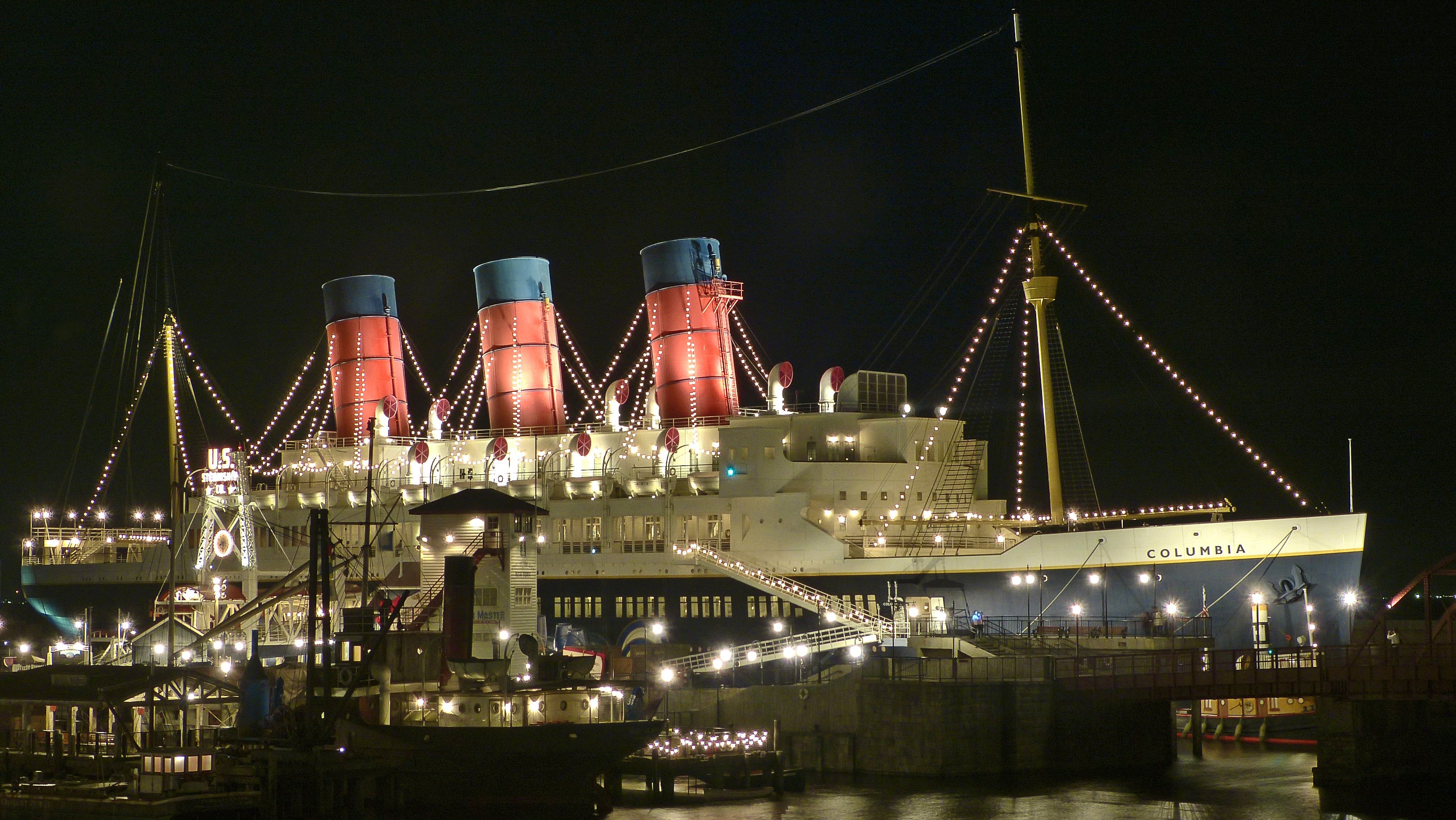 Columbia is a representation of a passenger ship in Tokyo DisneySea ...