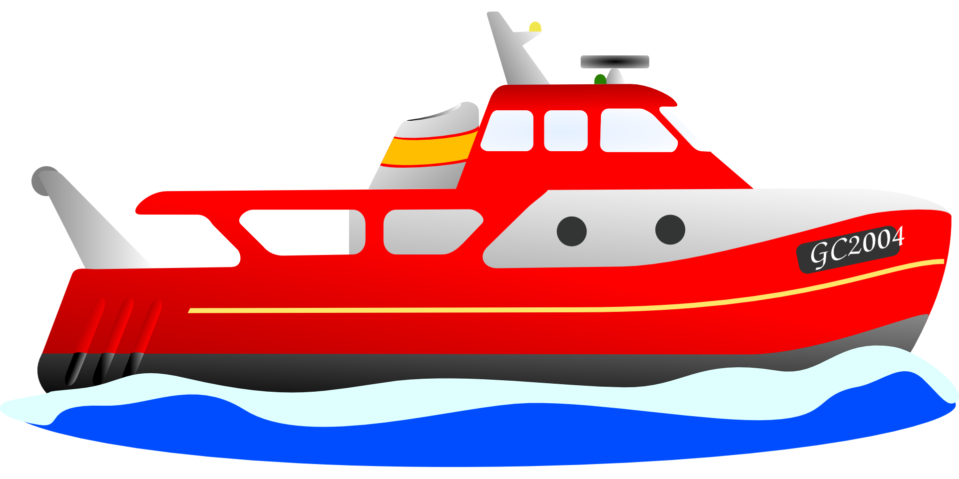 Trawler boat drawing free image download