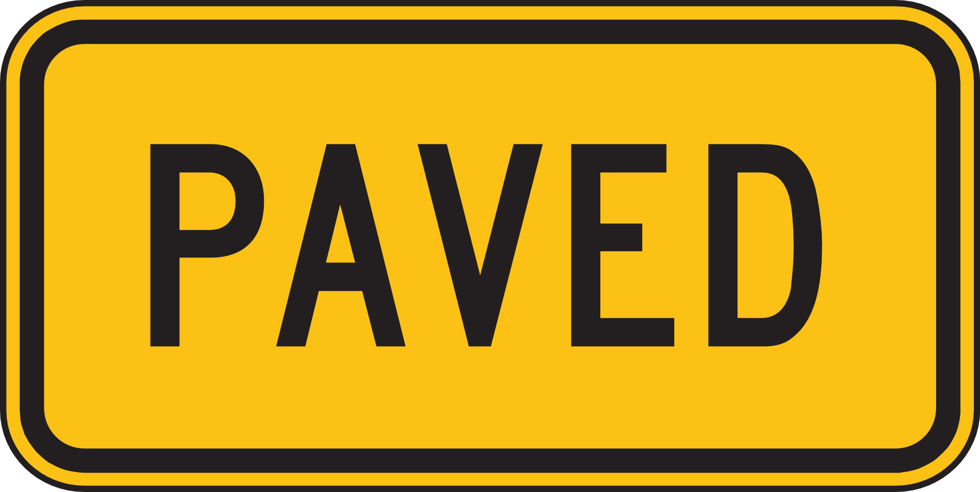 Information sign about paved road free image download