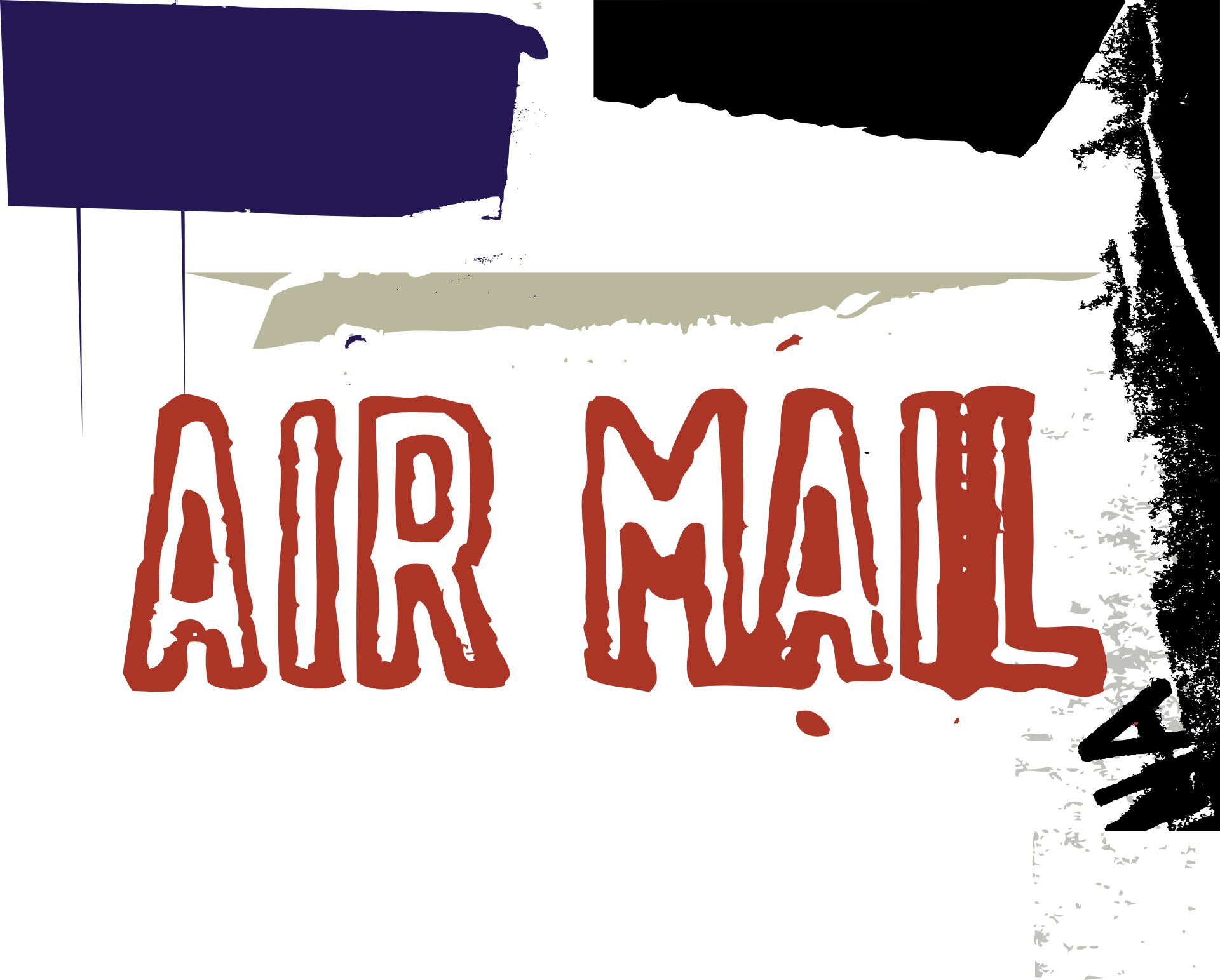Sign air mail free image download