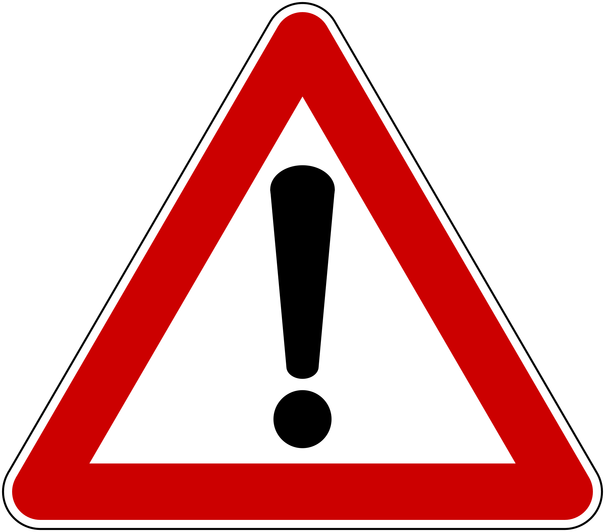 Danger warning sign driving free image download