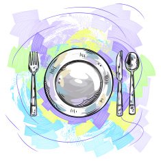 Beautiful Place setting free image download