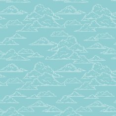 Clouds seamless pattern hand-drawn N3 free image download