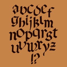 Hand drawn gothic ink pen free image download