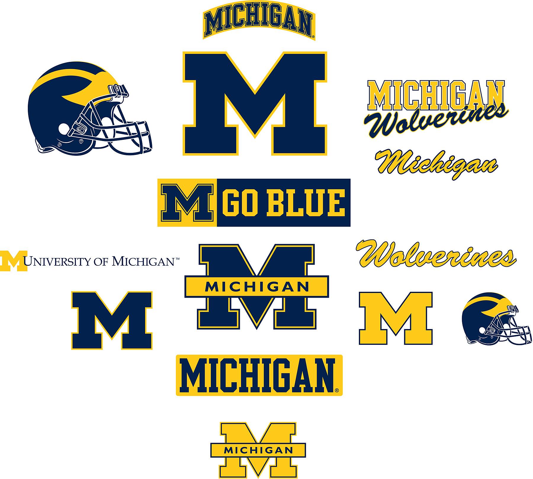 Michigan Wolverines Logo drawing free image download