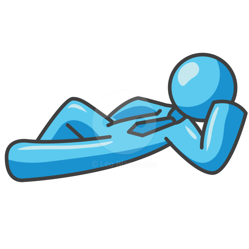 Stick man lying drawing free image download