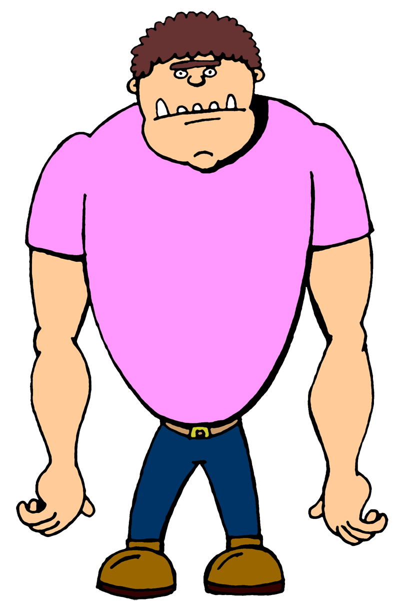 Drawing of a scary man free image download