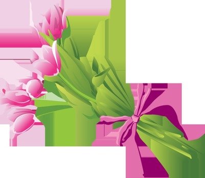 Clip Art Of A Bouquet Tulips &169 Dixie Allan free image download