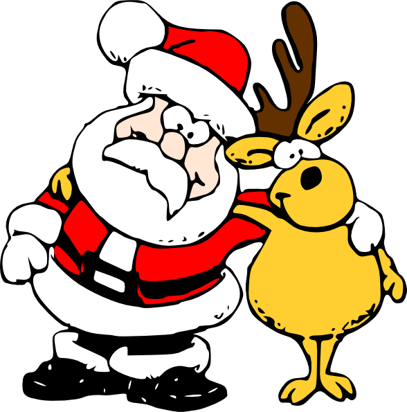 And Reindeer Clip Art 106811 Santa Hightpng N2 free image download