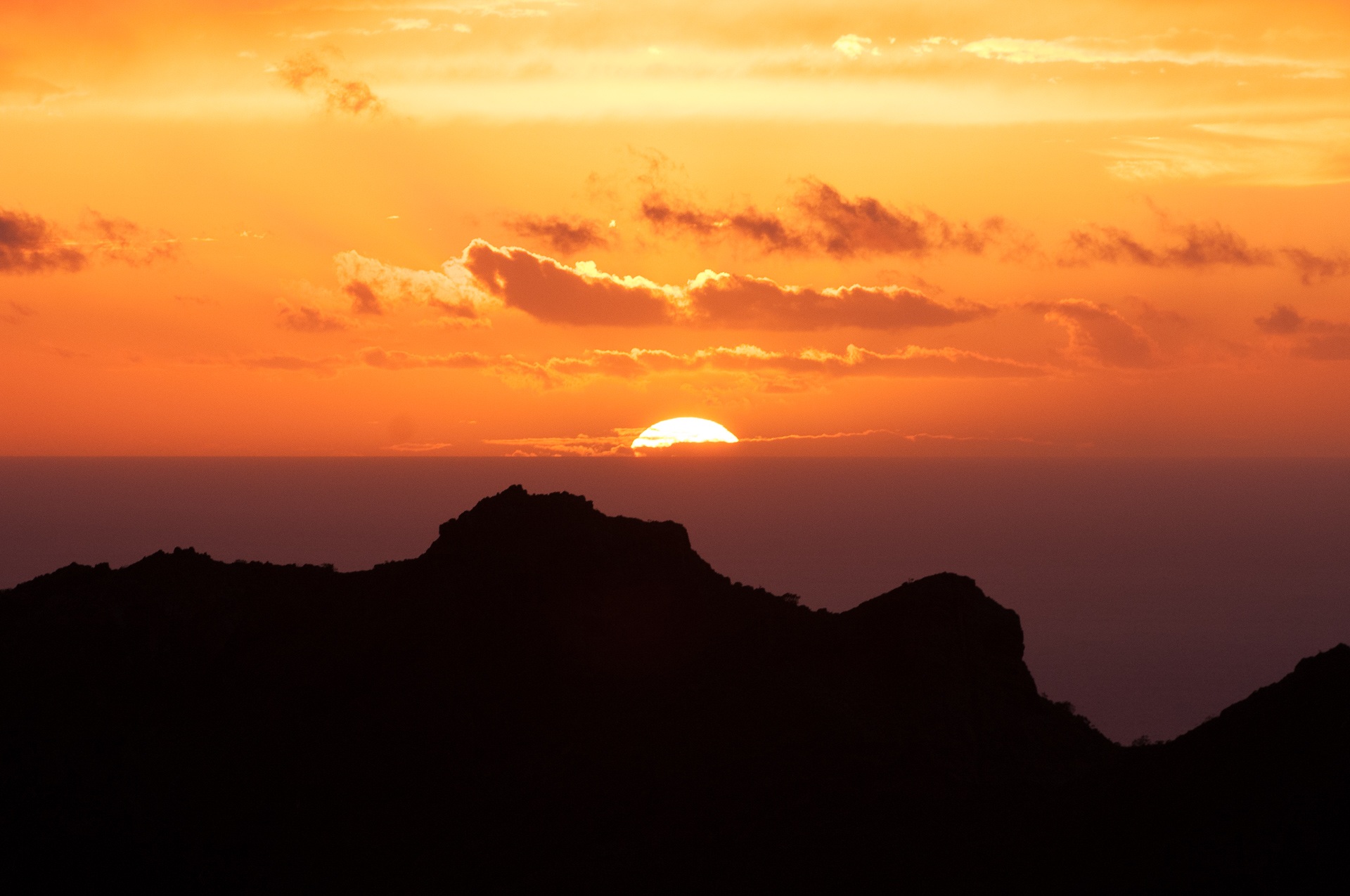 Canary Islands Tenerife sunset free image download