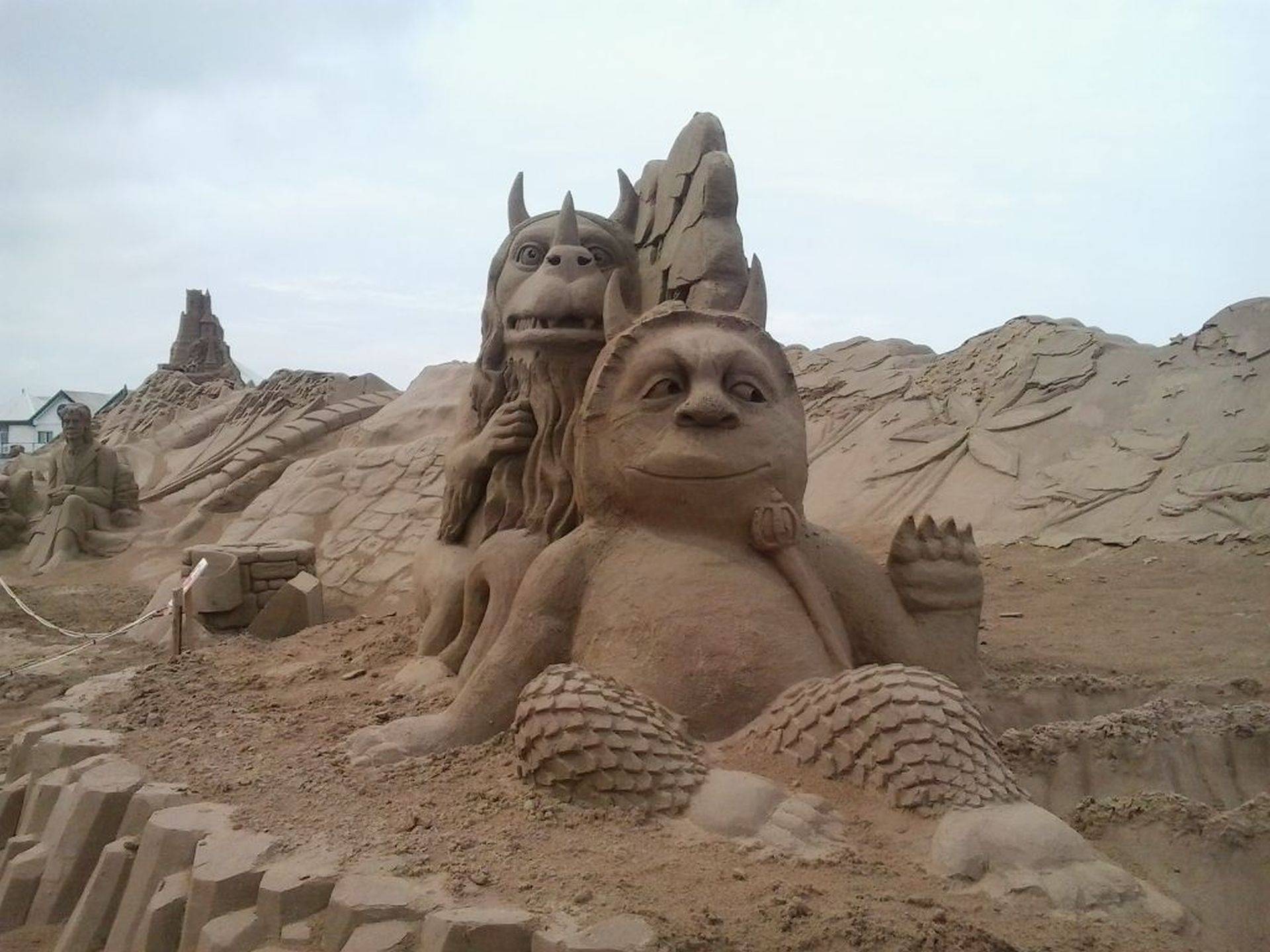 Nice sand sculpture free image download