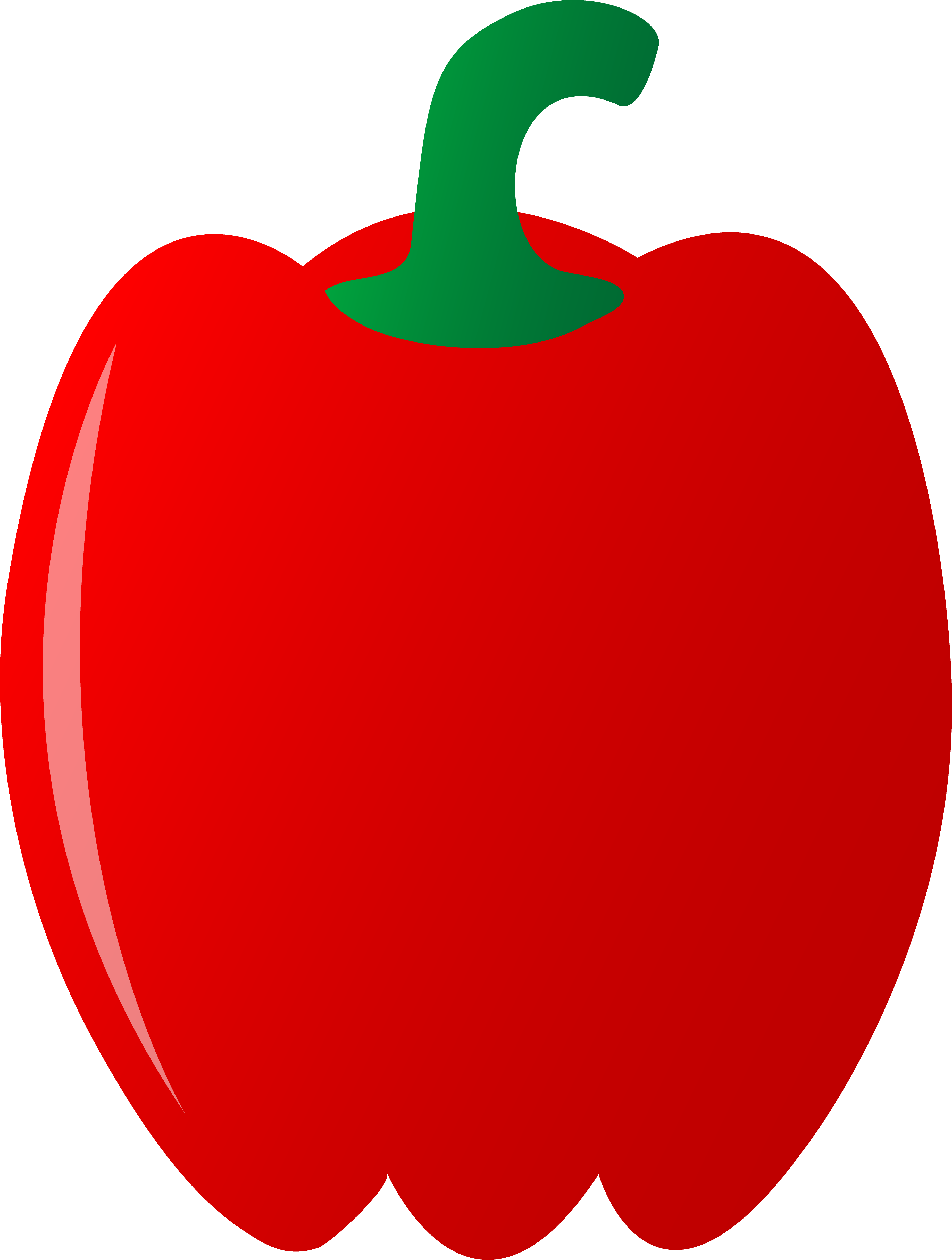 Big Red Pepper drawing free image download