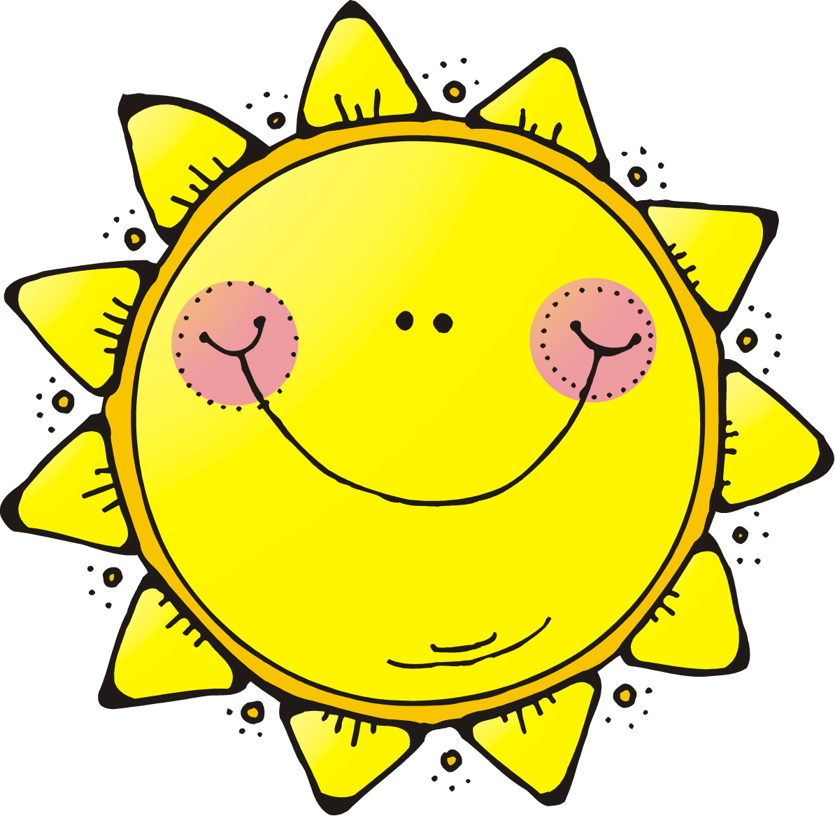 Sunny Face drawing free image download