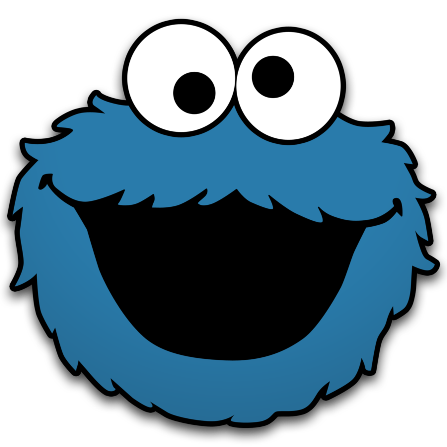 Blue monster head free image download