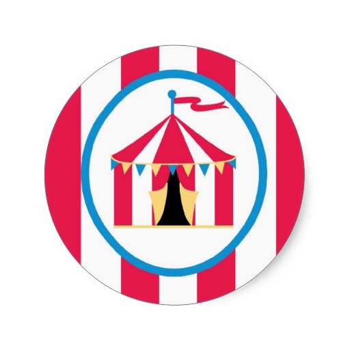 9000 Circus Stickers And Sticker Designs Zazzle free image download
