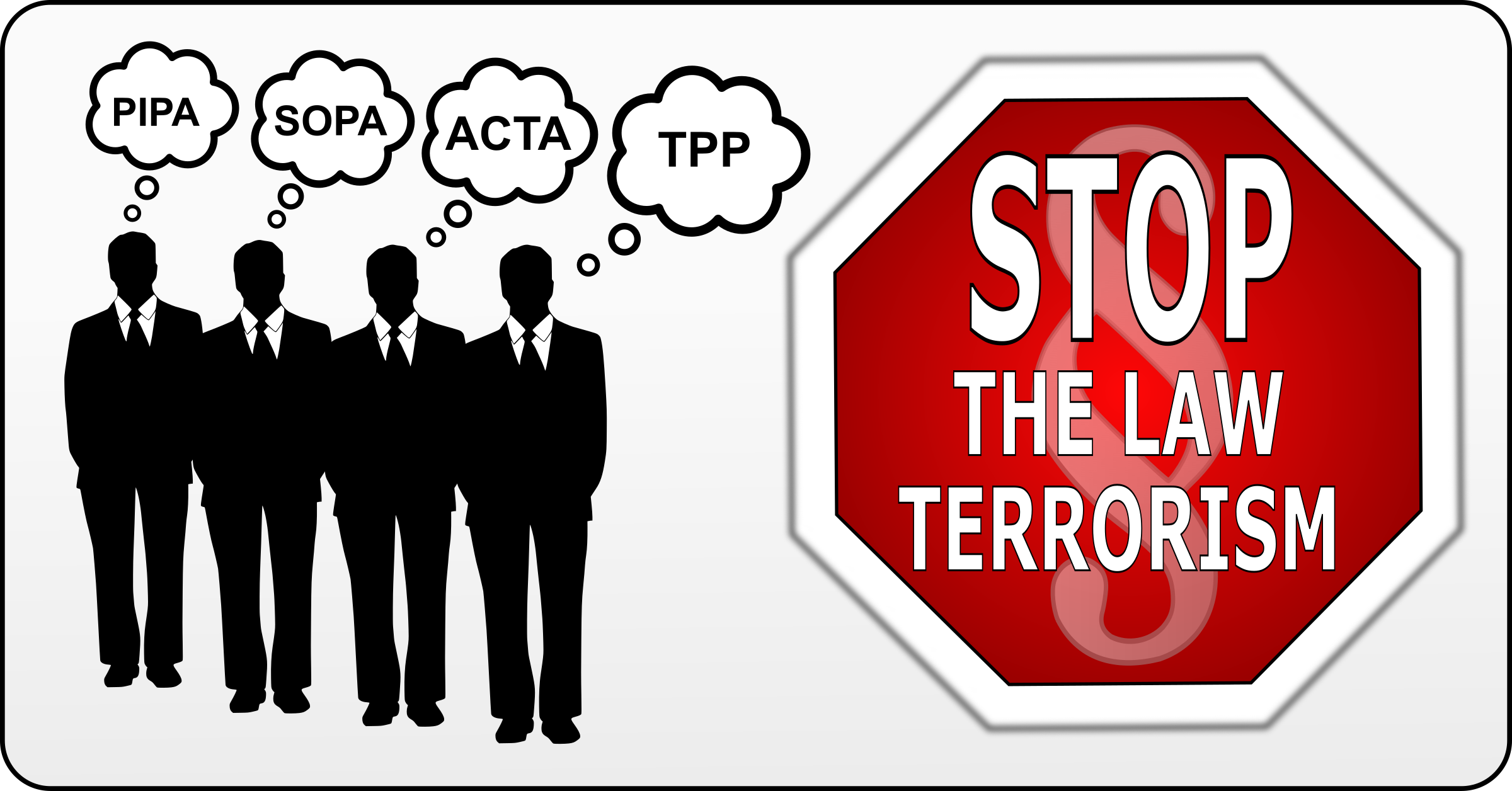 Clipart of the terrorism stop sign free image download
