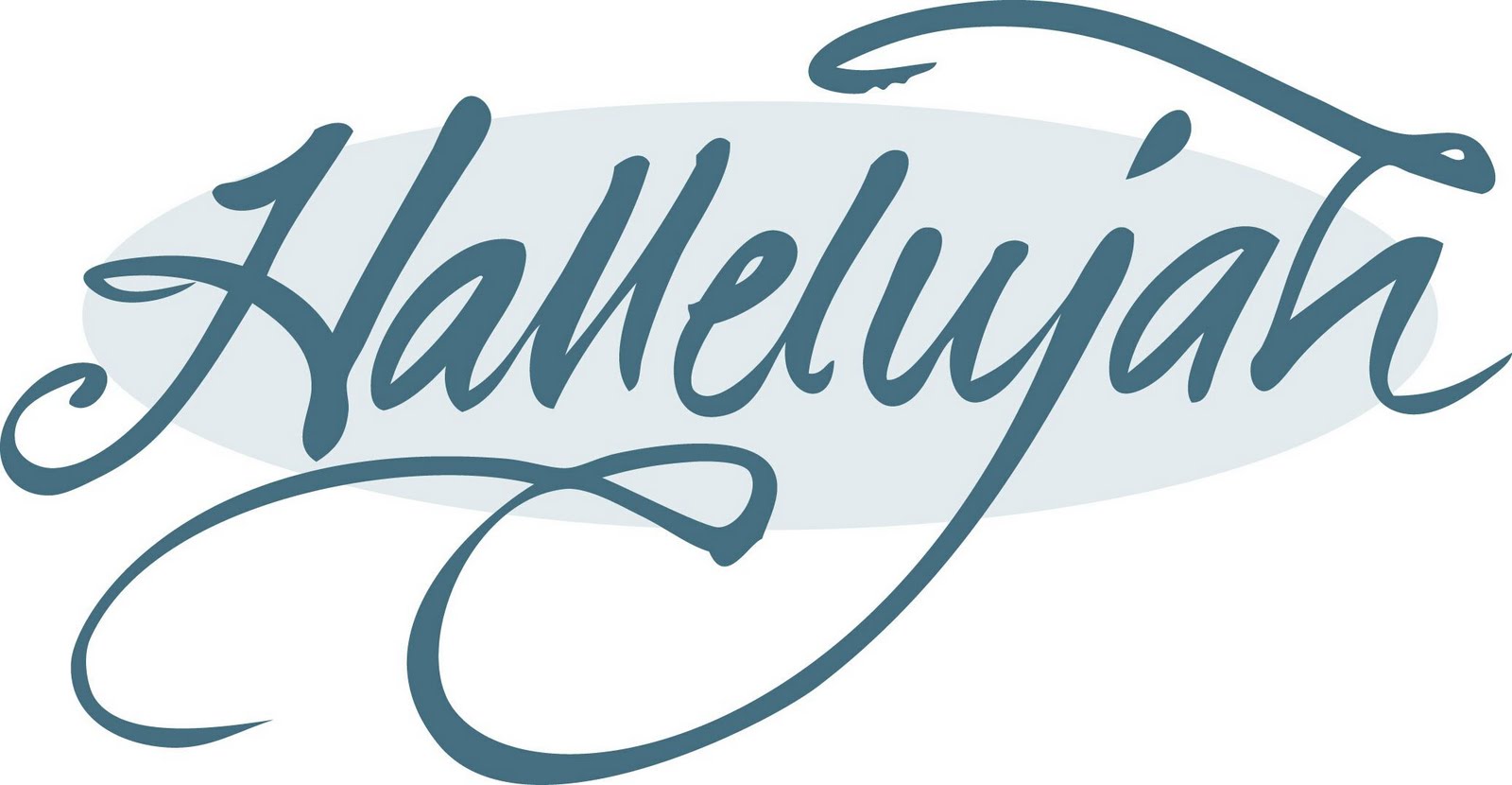 Hallelujah text drawing free image download