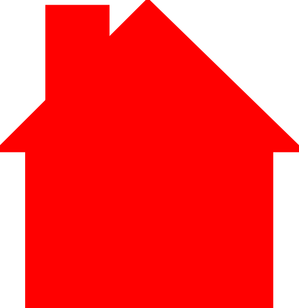 House Logo Red At Clkercom Vector Online Royalty free image download