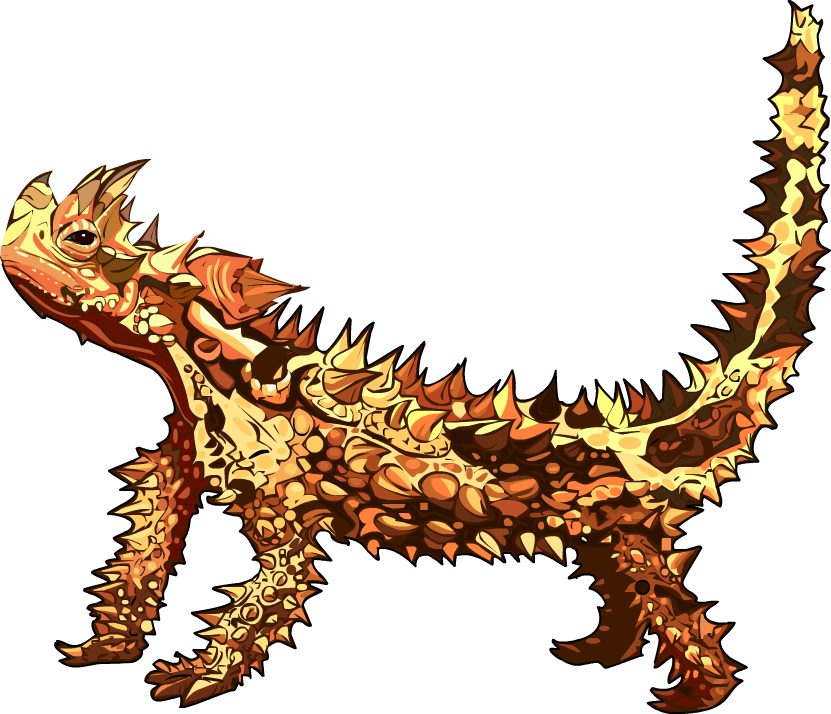Thorny Devil Lizard drawing free image download