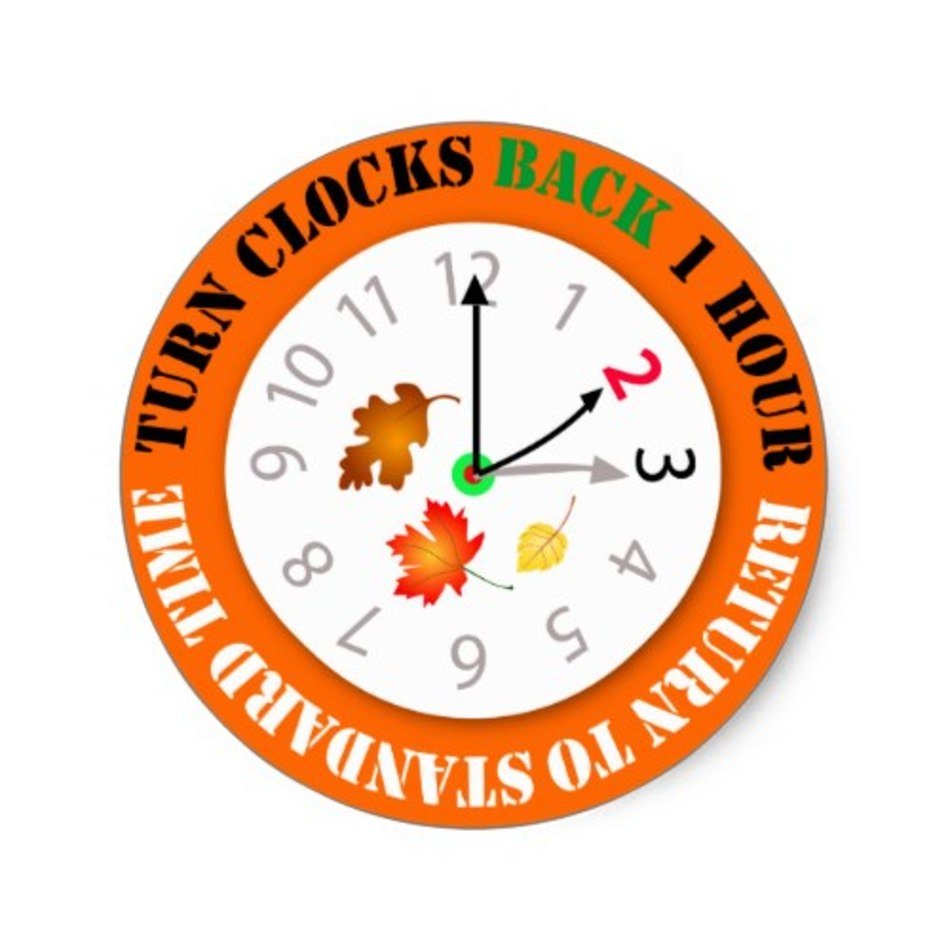 Turn Clocks Back 1 Hour Time Change Reminder By Imagefactory free image ...