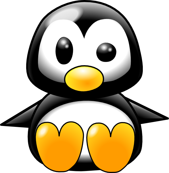 Baby Tux V2 At Clkercom Vector Online Royalty clipart free image download