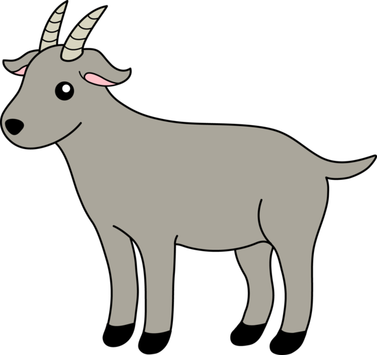 Little Gray Billy Goat Free free image download