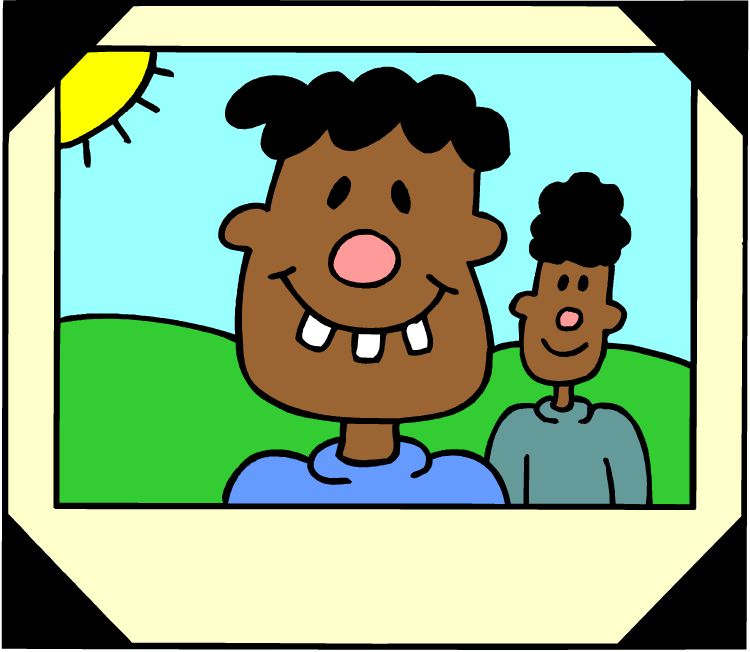 Cartoon polaroid photo free image download