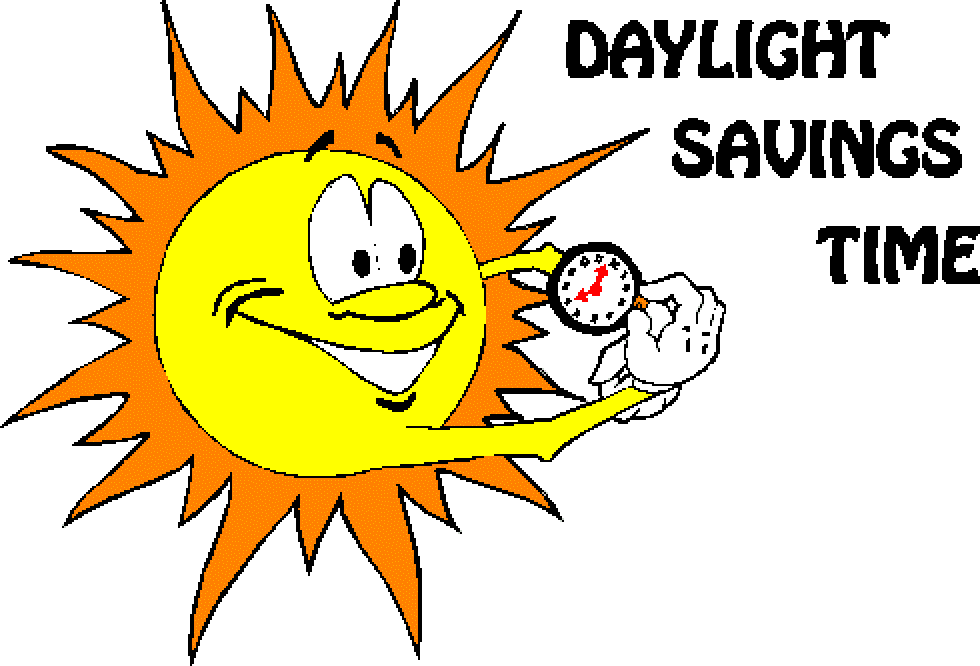 Spring Time Change, cartoon sun with clock free image download
