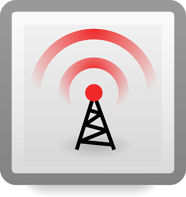 Tower for wireless Wi-Fi as a graphic image free image download