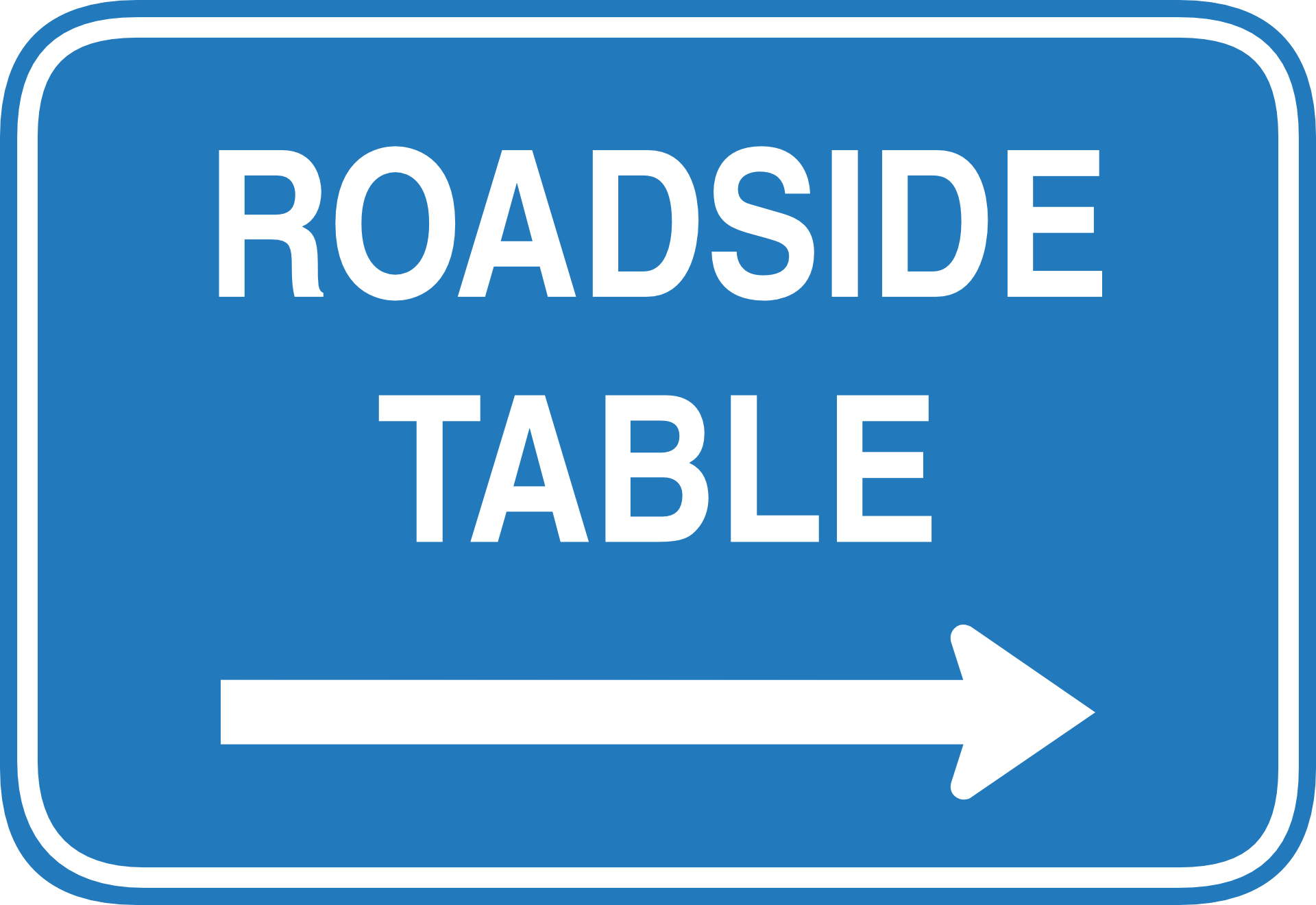 Sign roadside table free image download
