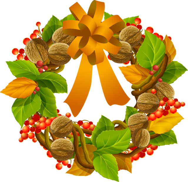 Grapevine And Nut Wreathpng Dixie Allan free image download
