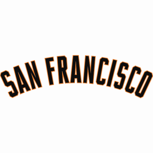 San Francisco Giants Script Logo Iron On Transfers Version 4 Hts Mlb ...