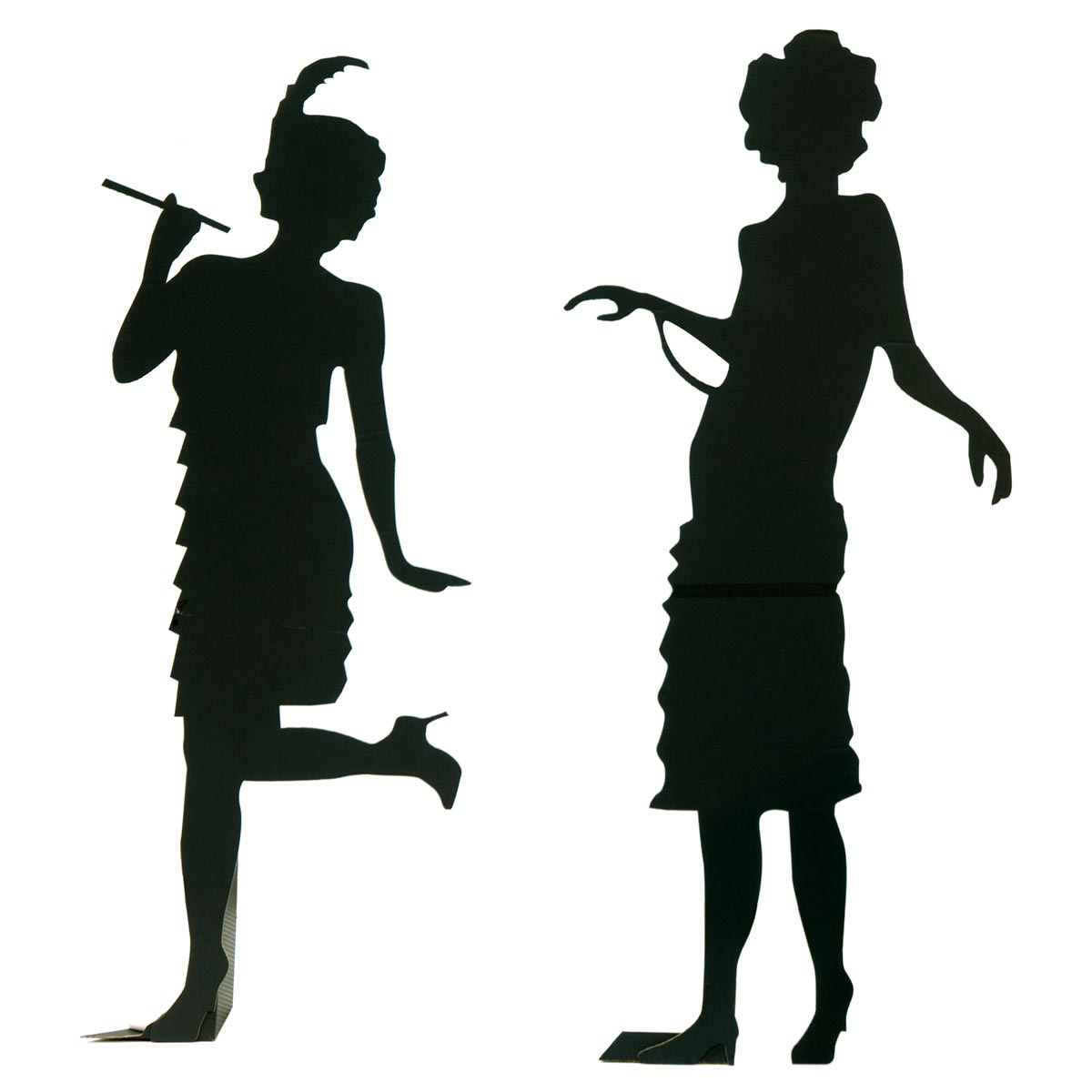 Roaring Twenties Silhouette drawing free image download