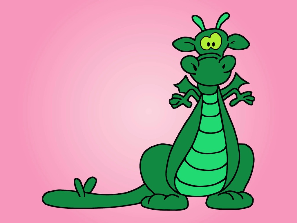 Dragon Character drawing free image download