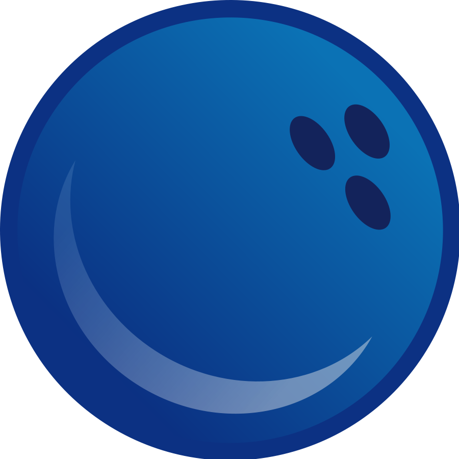 Blue Bowling Ball, drawing free image download