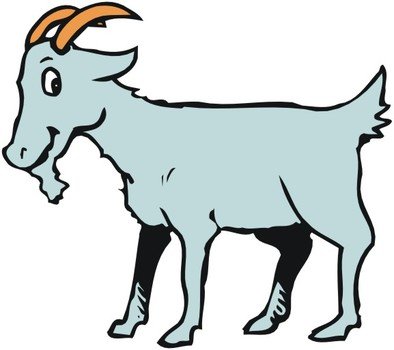 Cartoon Goat drawing free image download