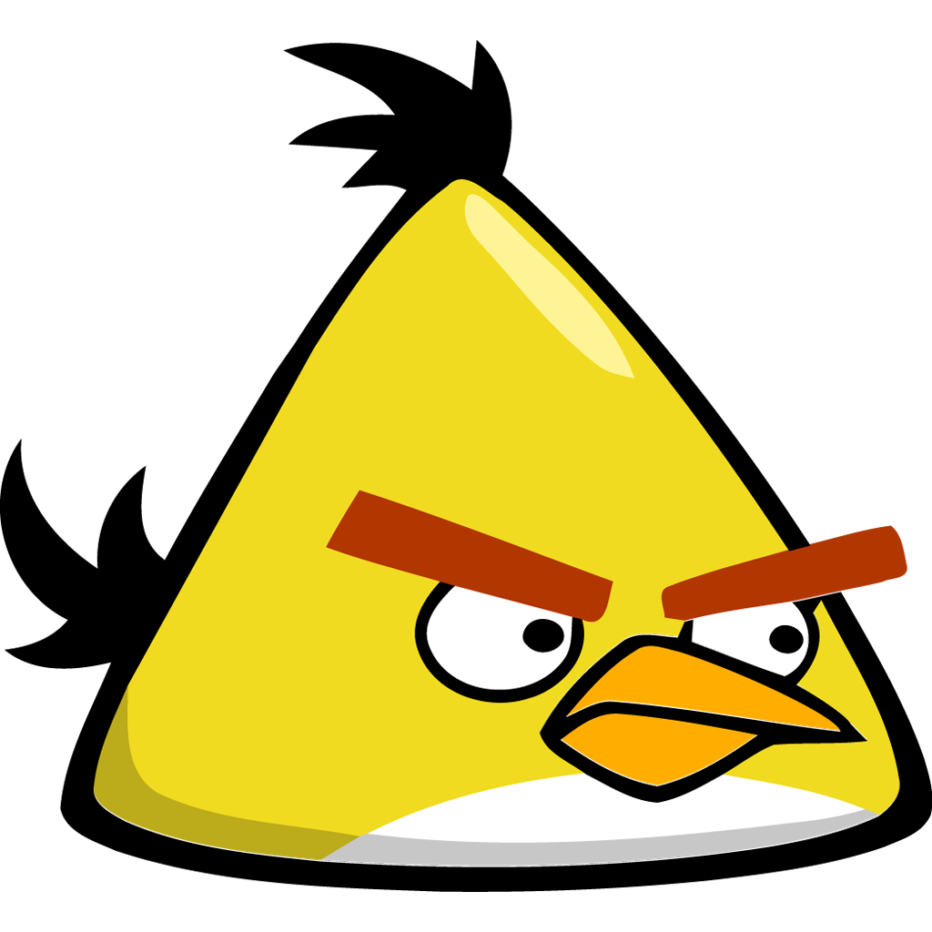 Yellow Angry Bird drawing free image download