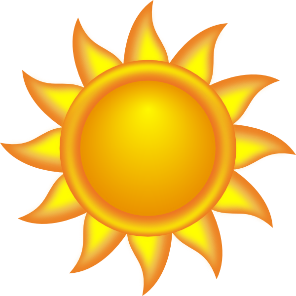 Decorative Sun drawing free image download