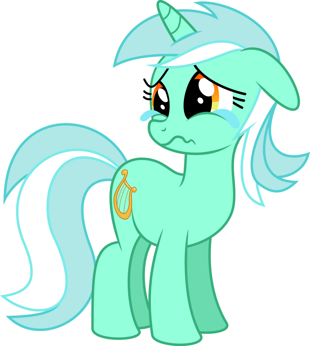 Crying blue unicorn free image download