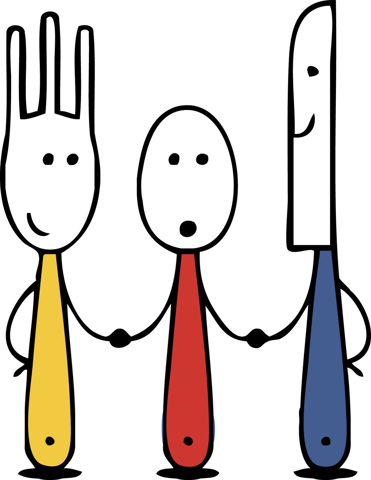 Animated cutlery free image download