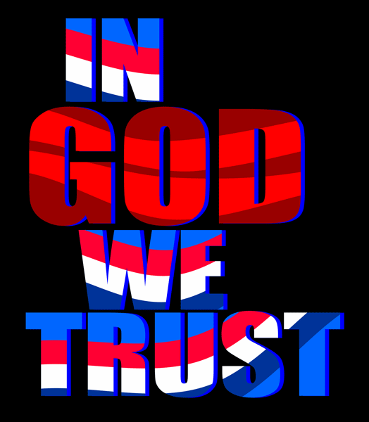 In god we trust drawing free image download