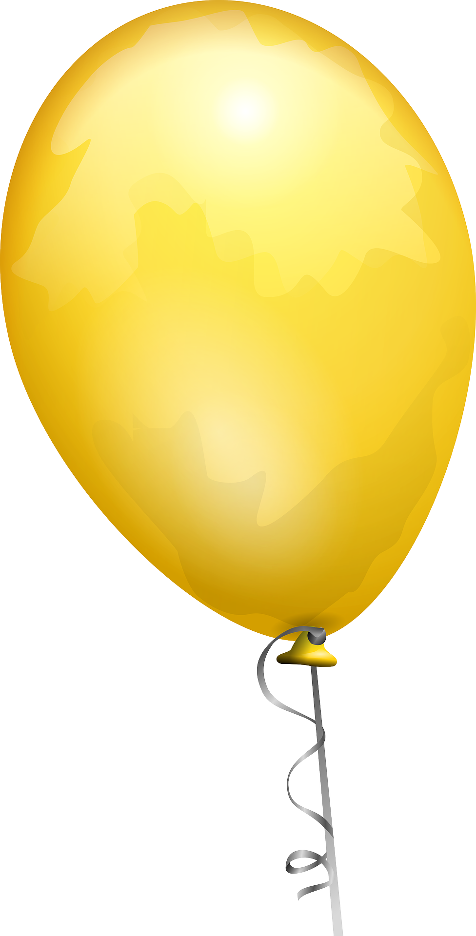 Balloon yellow drawing free image download