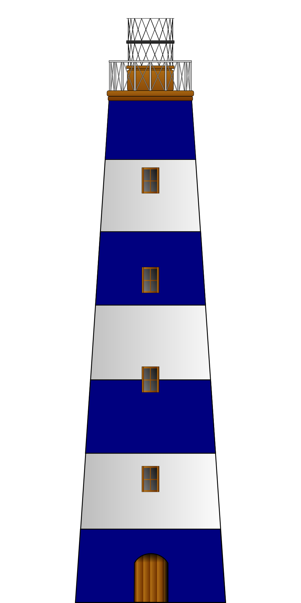 Blue and white lighthouse free image download