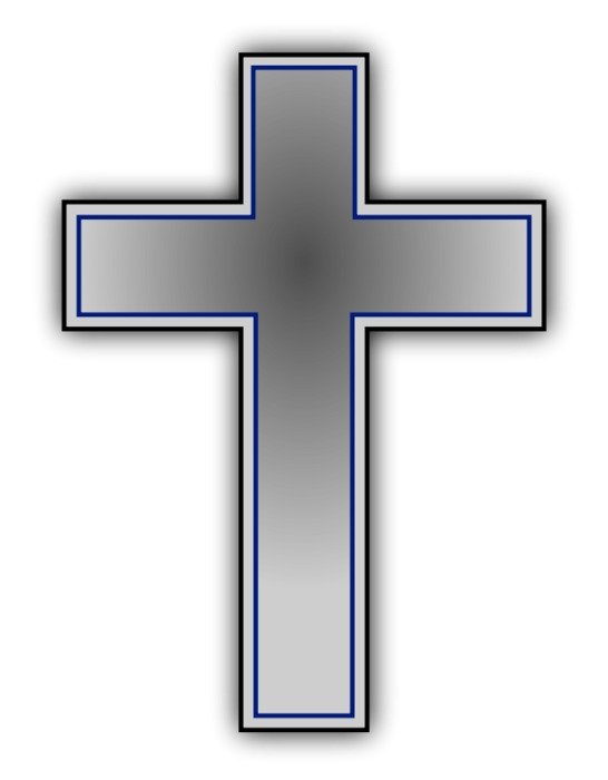 Grey Cross drawing free image download