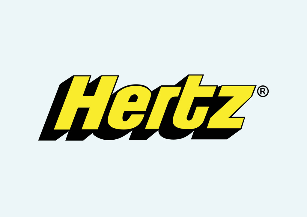 Hertz Rental Car logo free image download