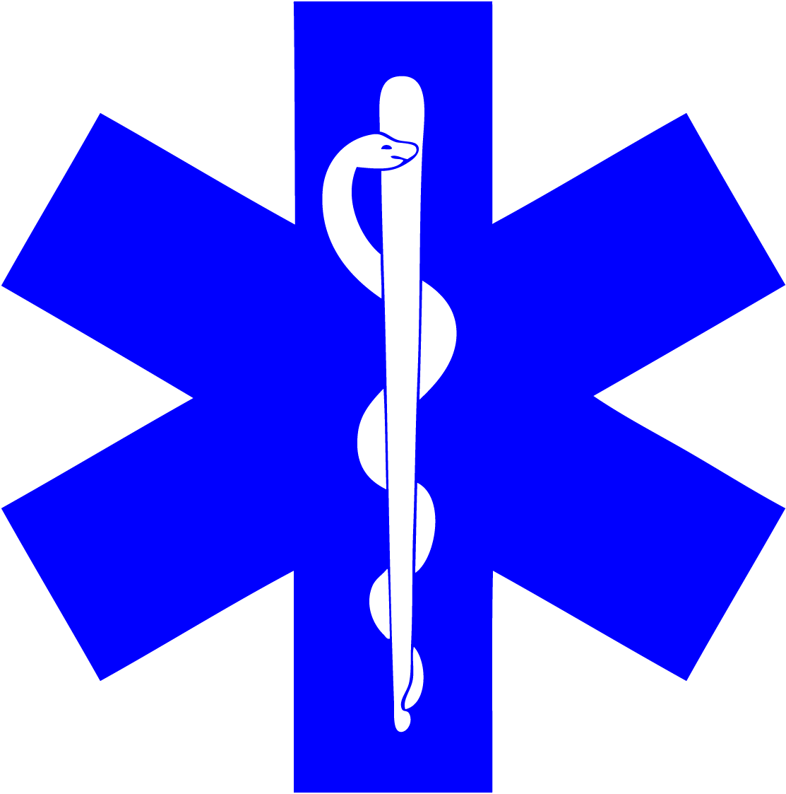 Emergency cross with a needle and a snake free image download