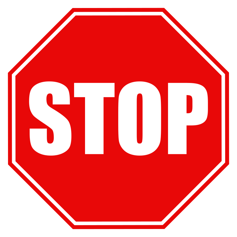 Stop Sign By Davidblyons drawing free image download