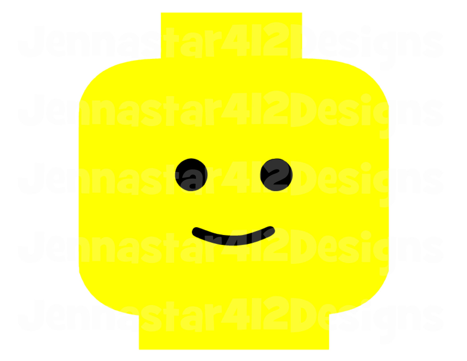 İllustration of yellow Lego head free image download