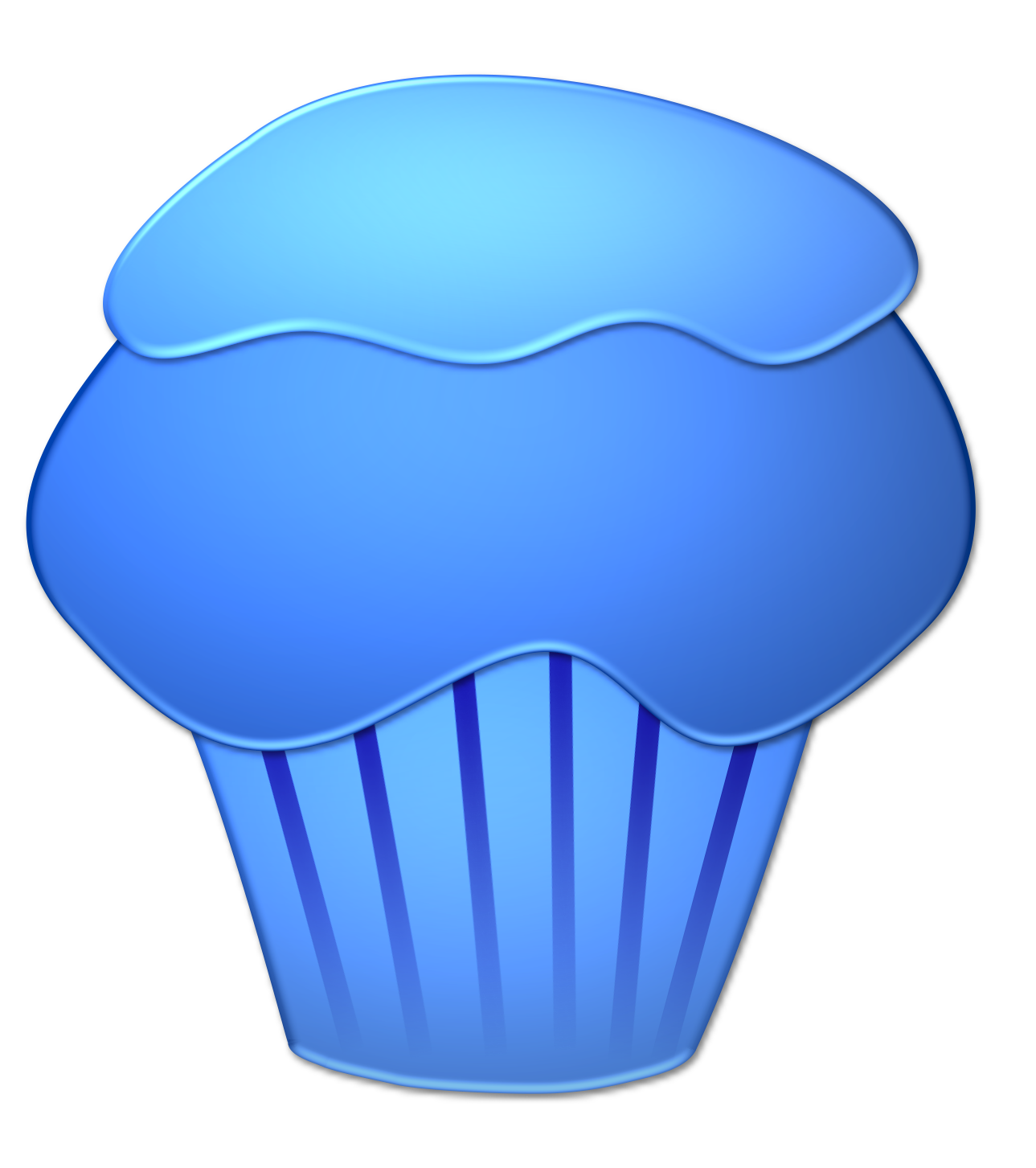 Blue cake drawing free image download