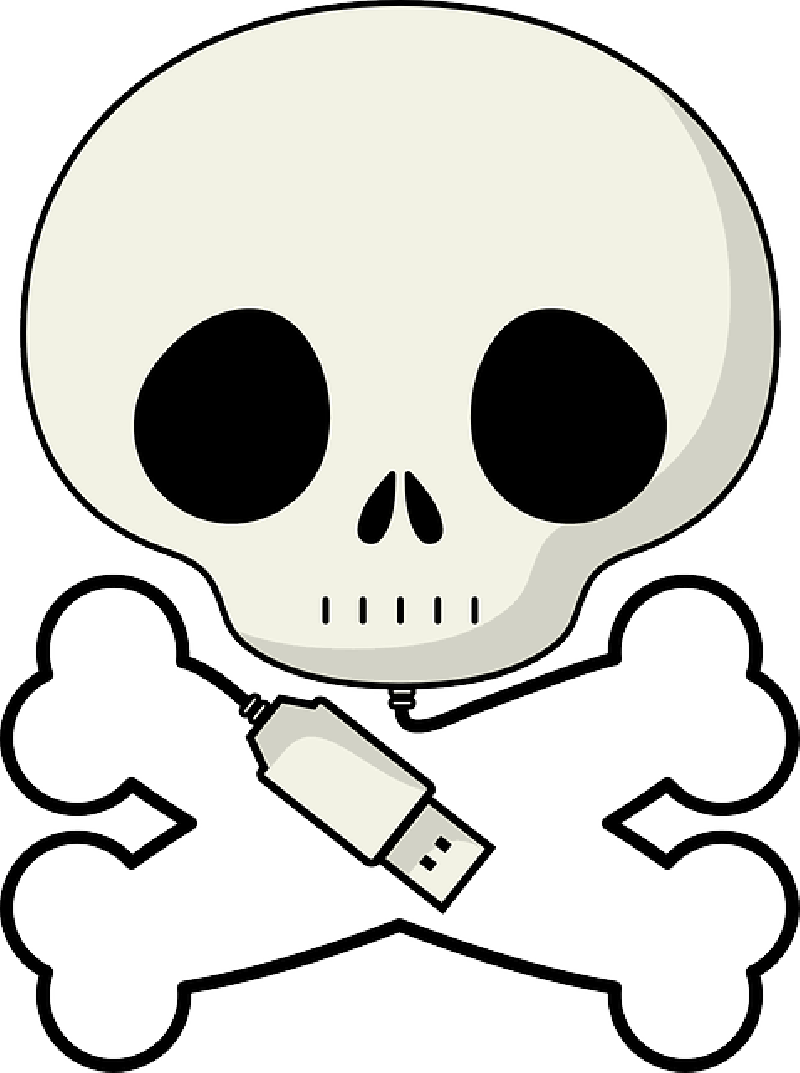 Orange Crossbones Public drawing free image download